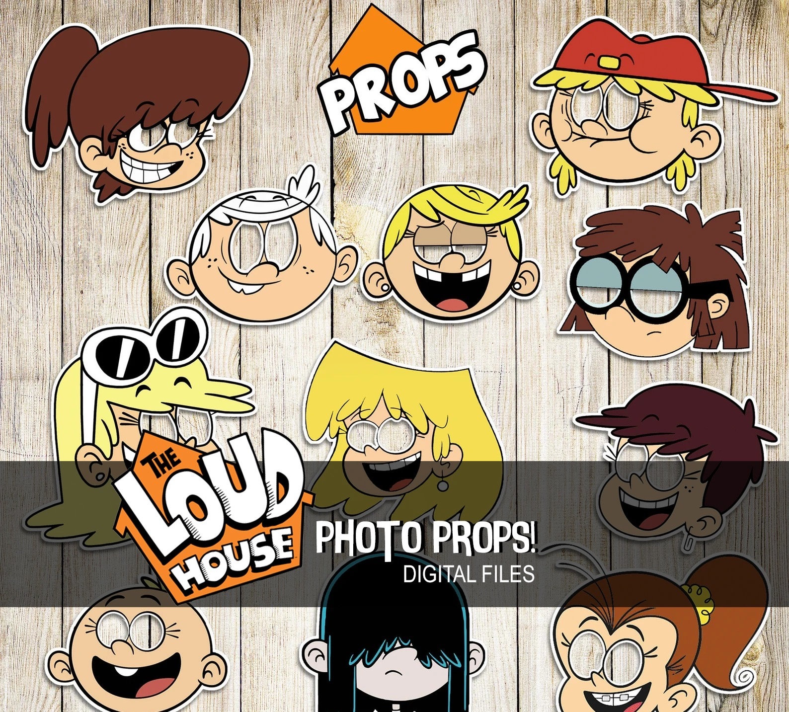 THE LOUD HOUSE Photo Props, Birthday, Party - Etsy Australia