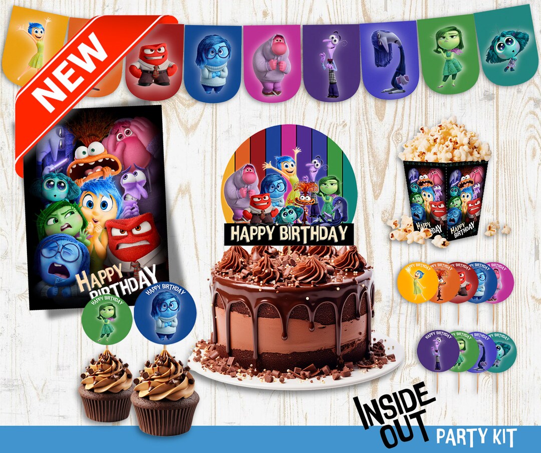 Inside Out 2 Party Kit - Etsy