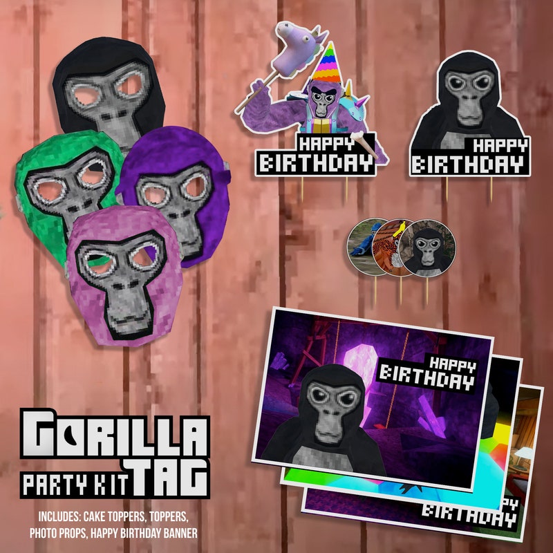 Gorilla Tag Banner - Etsy