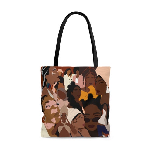 Black Girl Tote Melanin Tote Black Woman Travel Tote All - Etsy
