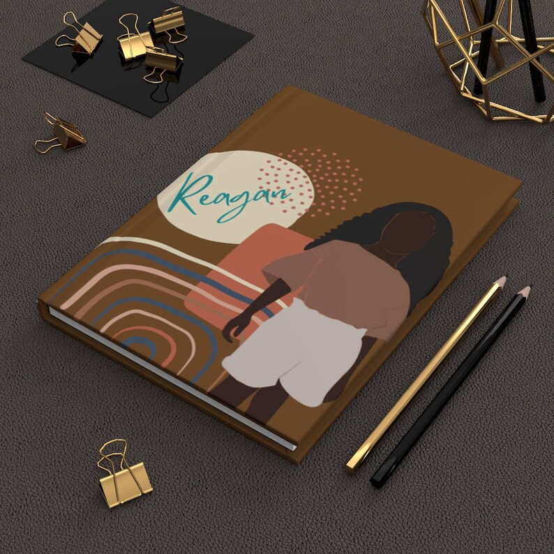 Black Girl Journal Black Girl Notebook Custom Journal - Etsy