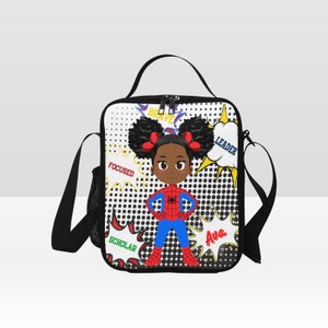 Spidergirl Bookbag, Black Girl Bookbag, Spiderman Bookbag, Spidergirl ...
