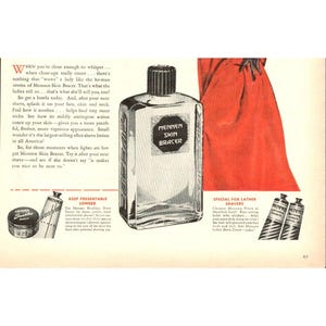 1946 Mennen Skin Bracer Vintage Print Ad (L7) - Etsy