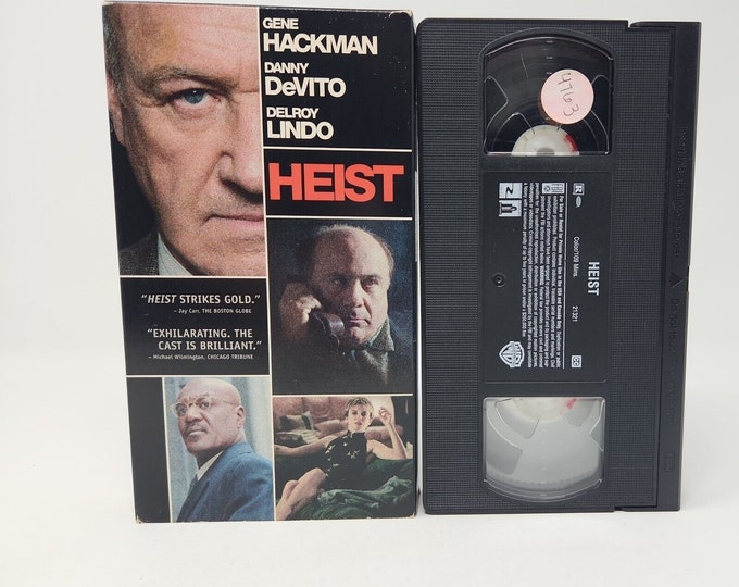 Heist (VHS, 2001) Gene Hackman, Danny Devito, Rated R (v7) - Etsy