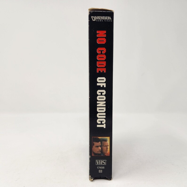 No Code of Conduct VHS, 2000 Charlie Sheen, Martin Sheen, Mark Dacascos ...