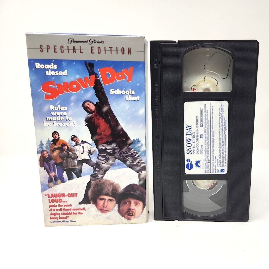 Snow Day VHS 2000 Special Edition Chevy Chase Chris - Etsy