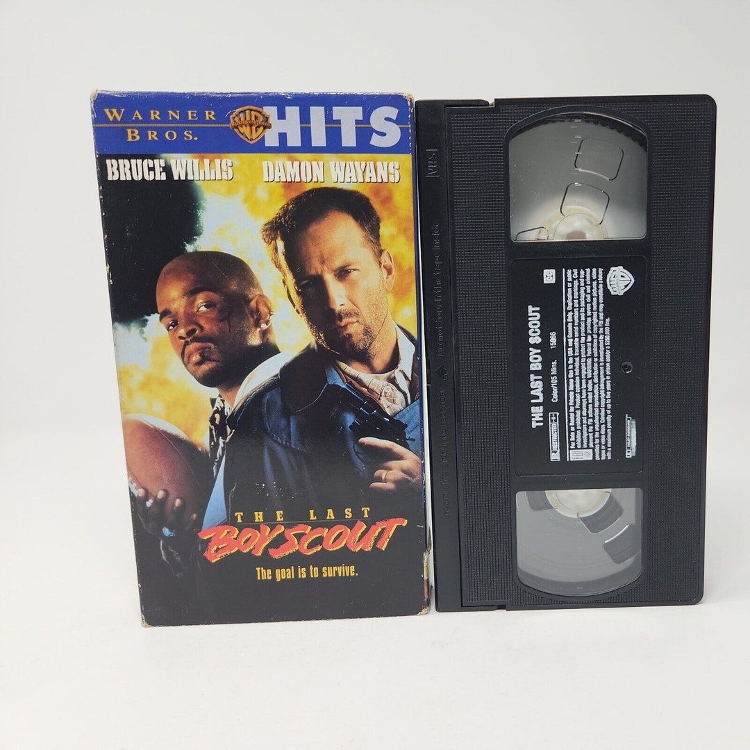The Last Boy Scout VHS, 1998 Bruce Willis Damon Wayans Warner Home ...