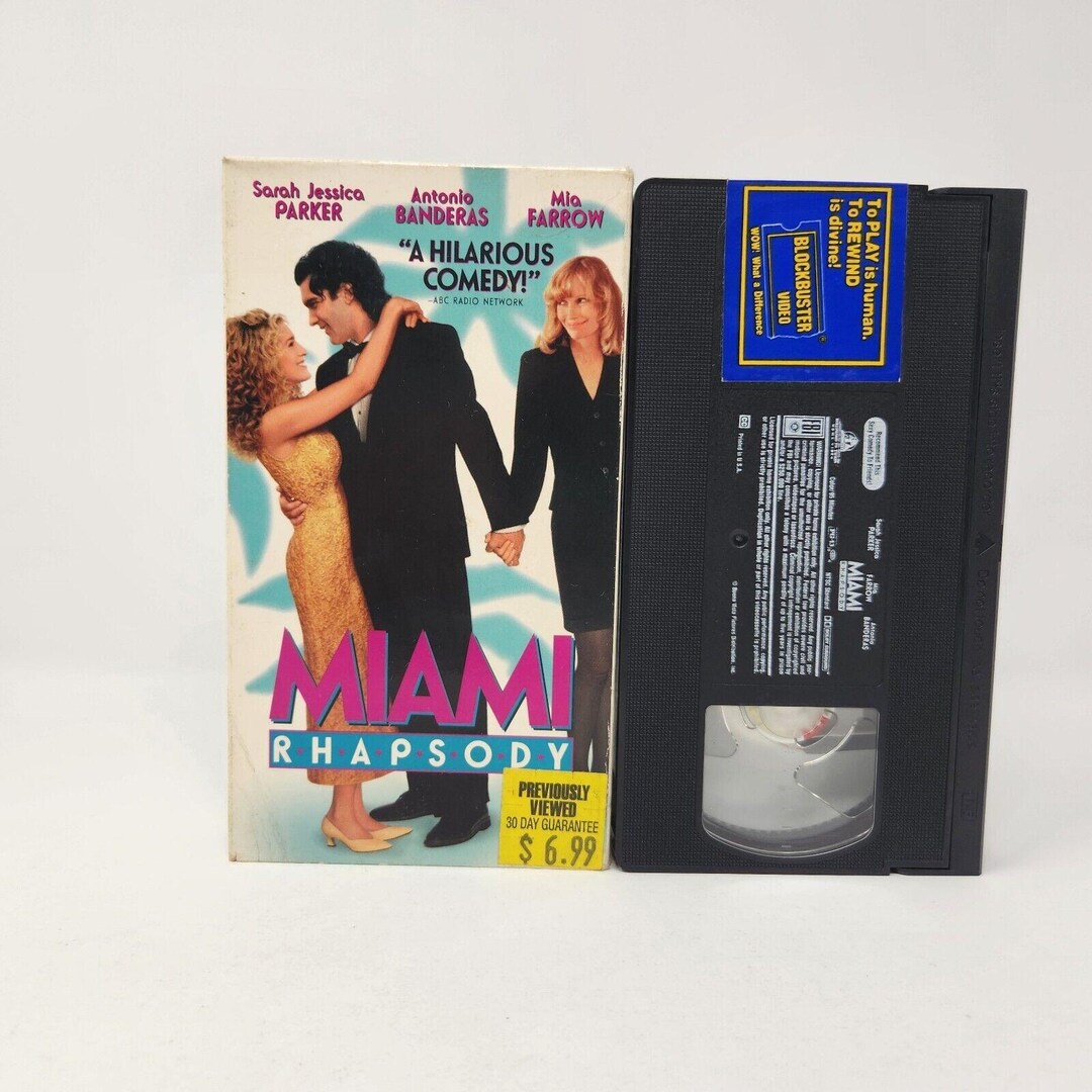 Miami Rhapsody (VHS, 1995)sarah Jessica Parker, Antonio Banderas, Mia ...