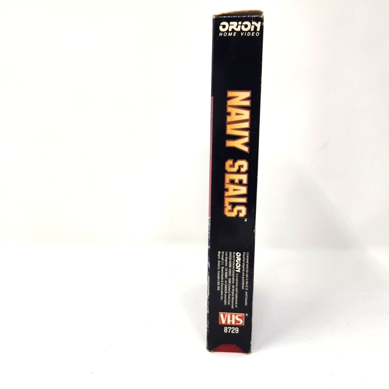 Navy Seals VHS,1991 Charlie Sheen, Michael Biehn, Orion Home Video v3 ...