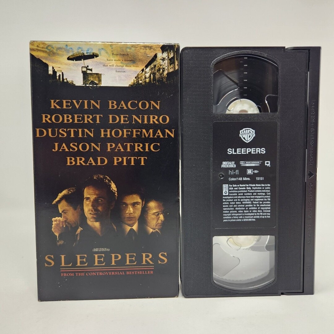 Sleepers VHS 1997 Dustin Hoffman Kevin Bacon Jason - Etsy