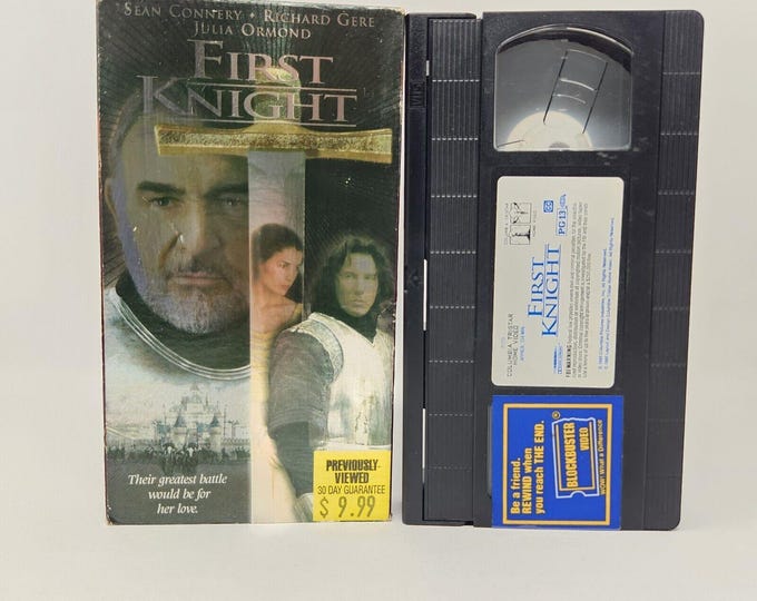 First Knight (VHS, 1996) Sean Connery, Richard Gere, Julia Osmond (v6 ...