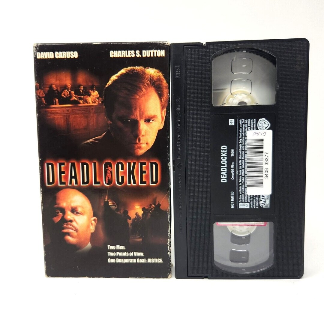 Deadlocked (VHS, 2000) David Caruso, Charles S. Dutton, Warner Home ...