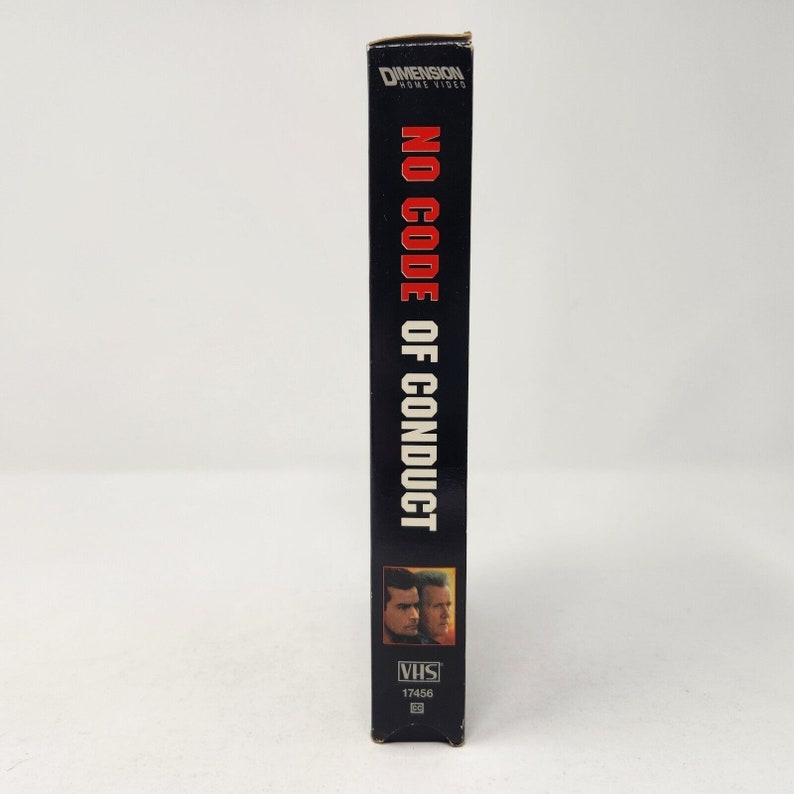 No Code of Conduct VHS, 2000 Charlie Sheen, Martin Sheen, Mark Dacascos ...
