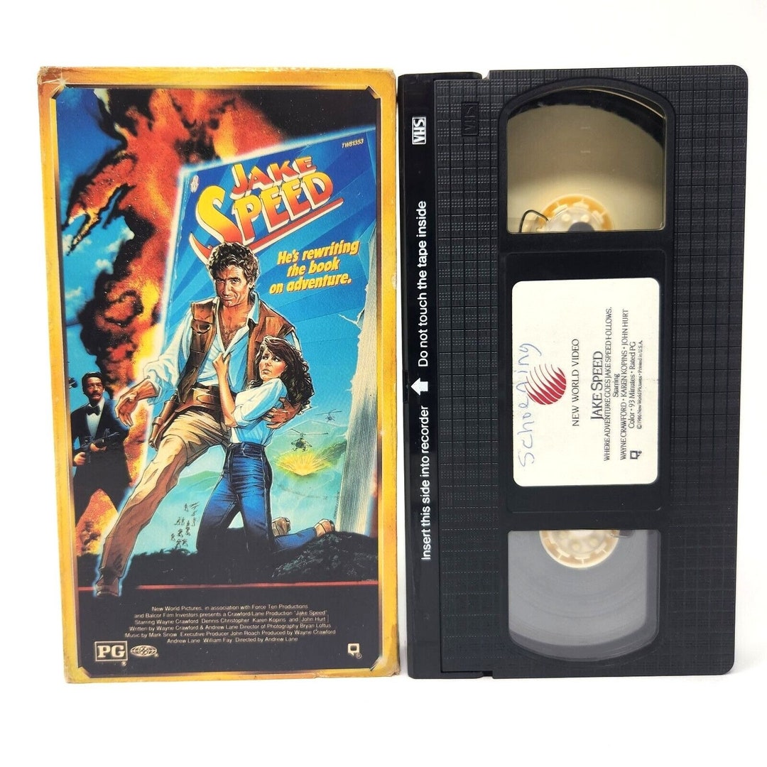 Jake Speed (VHS,1991) Wayne Crawford, Karen Kopins, Dennis Christopher ...