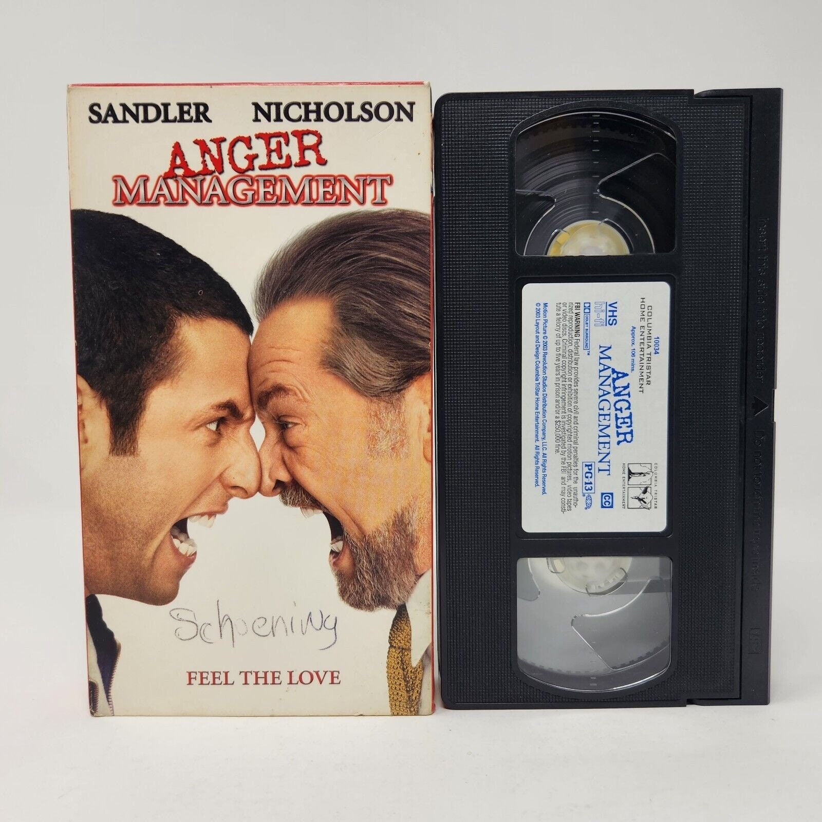 Anger Management VHS Movie Rated PG-13 - Etsy