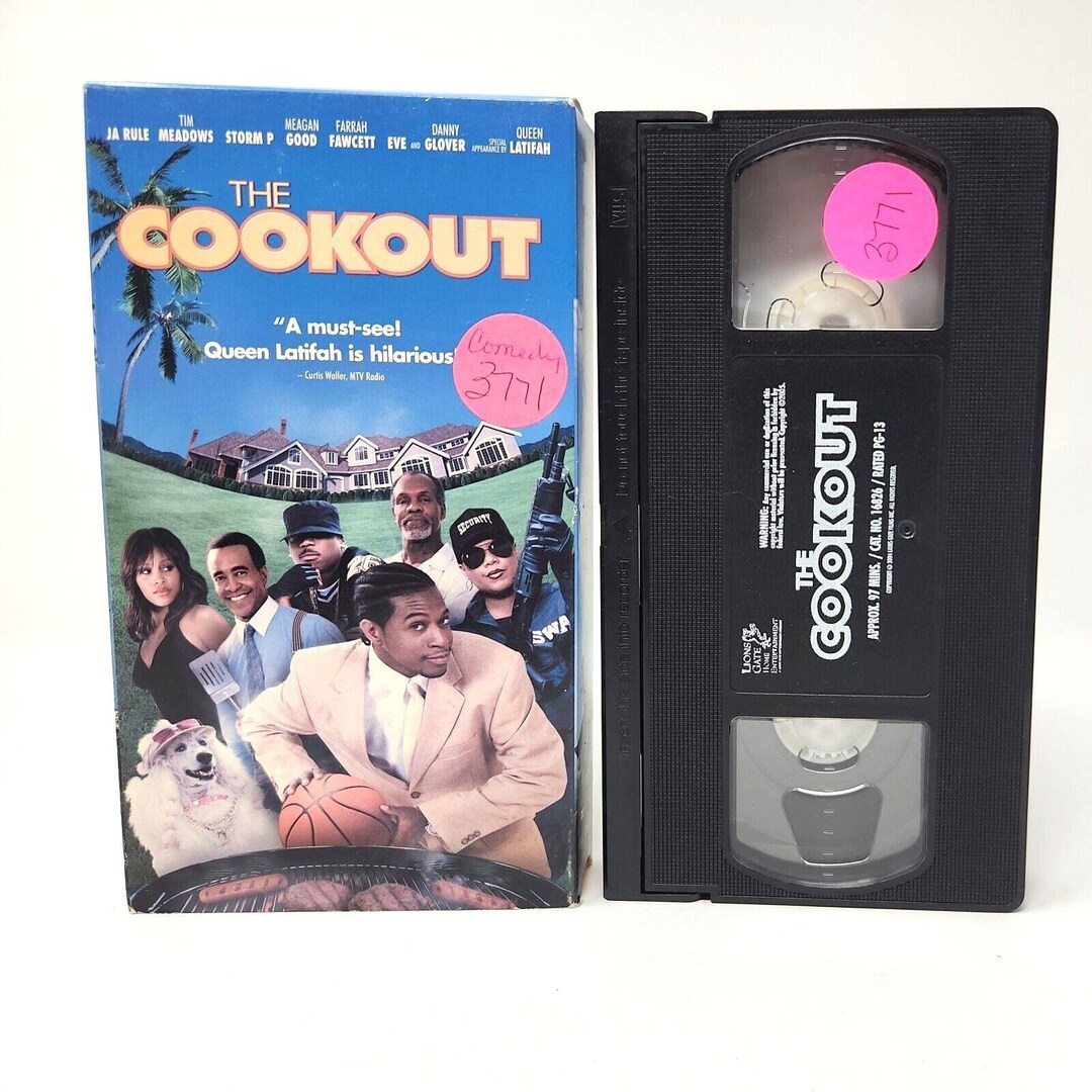 The Cookout (VHS, 2004) Ja Rule, Queen Latifah, Tim Meadows, Rated PG ...