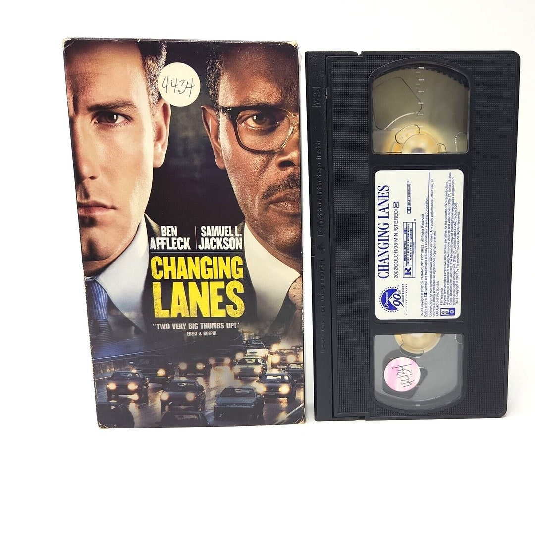 Changing Lanes (VHS, 2002) Ben Affleck, Samuel L. Jackson, Paramount ...