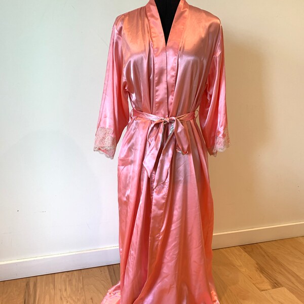 Satin Dressing Gown - Etsy UK