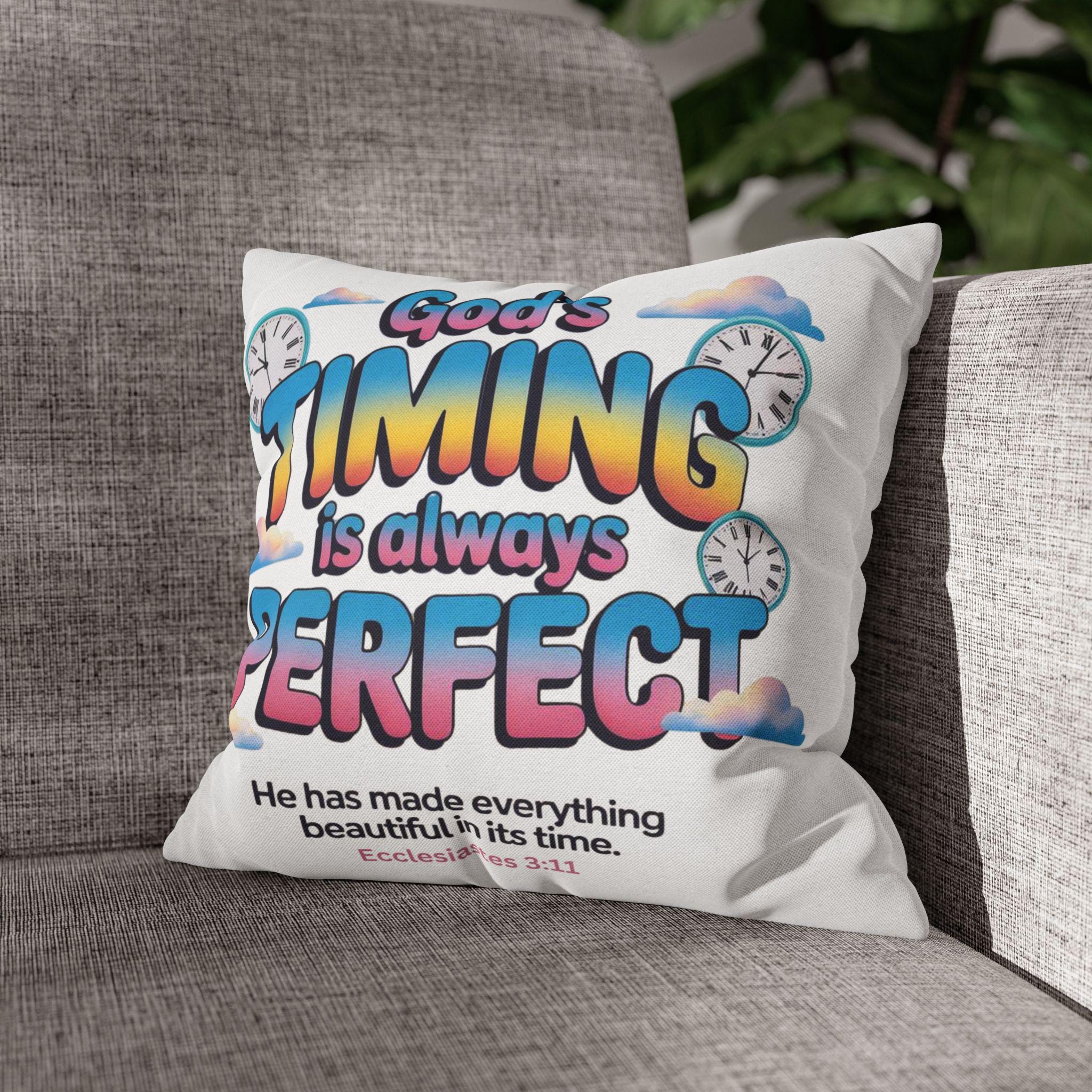God’s Timing is Always Perfect PNG | Faith-based Bible Verse ...