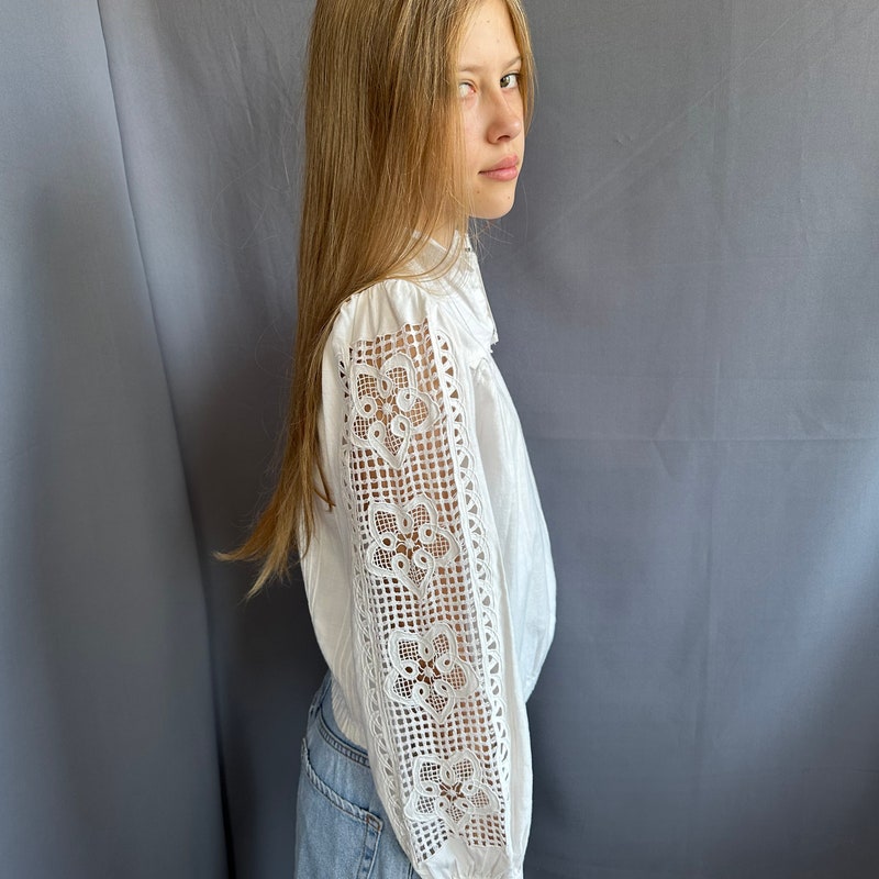 Embroidered Blouse - Etsy