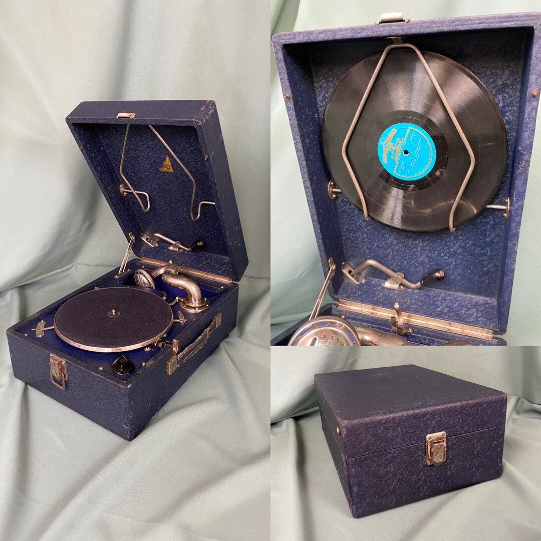 Soviet Gramophone Made in USSR Gift for Him Vynyl Records Soviet Gift ...