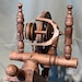 Small Working Spinning Wheel Vintage Spinning Tool Manual Spinning ...