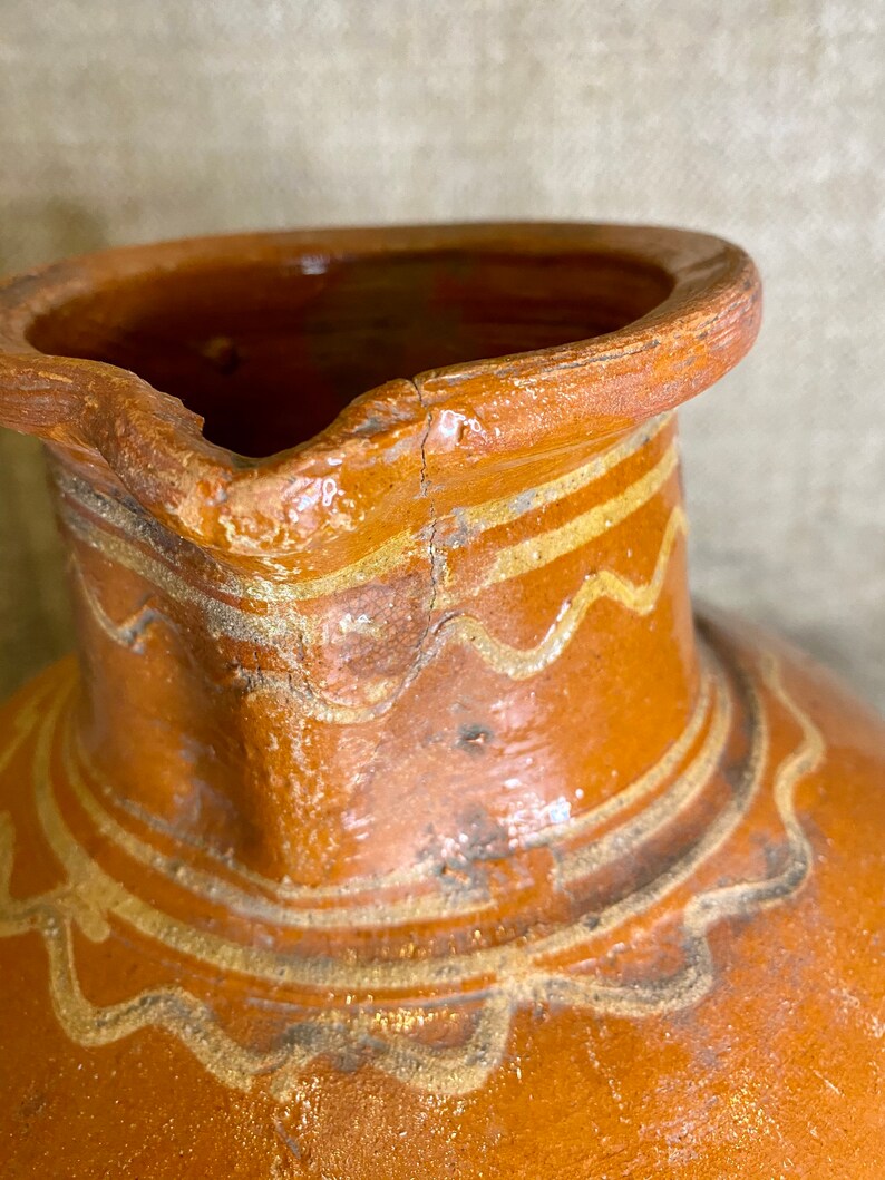 Primitive Clay Pottery Vintage Clay Pot Vintage Jug Garden - Etsy