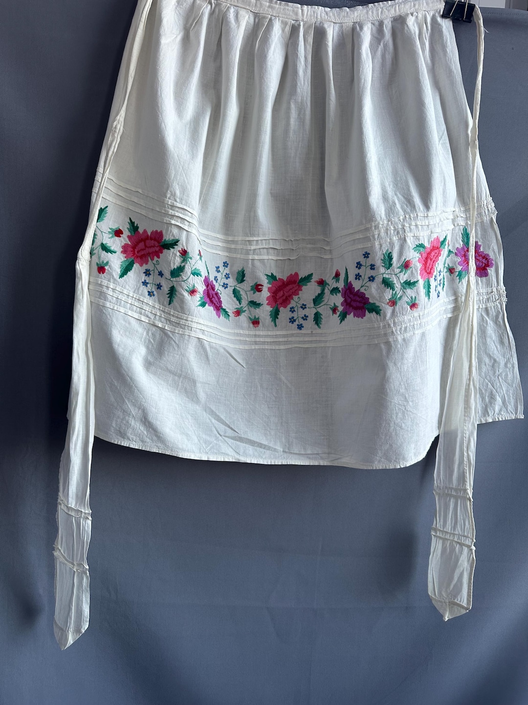 Embroidered Apron Ukrainian Vintage Apron Handmade Apron Vyshyvanka ...