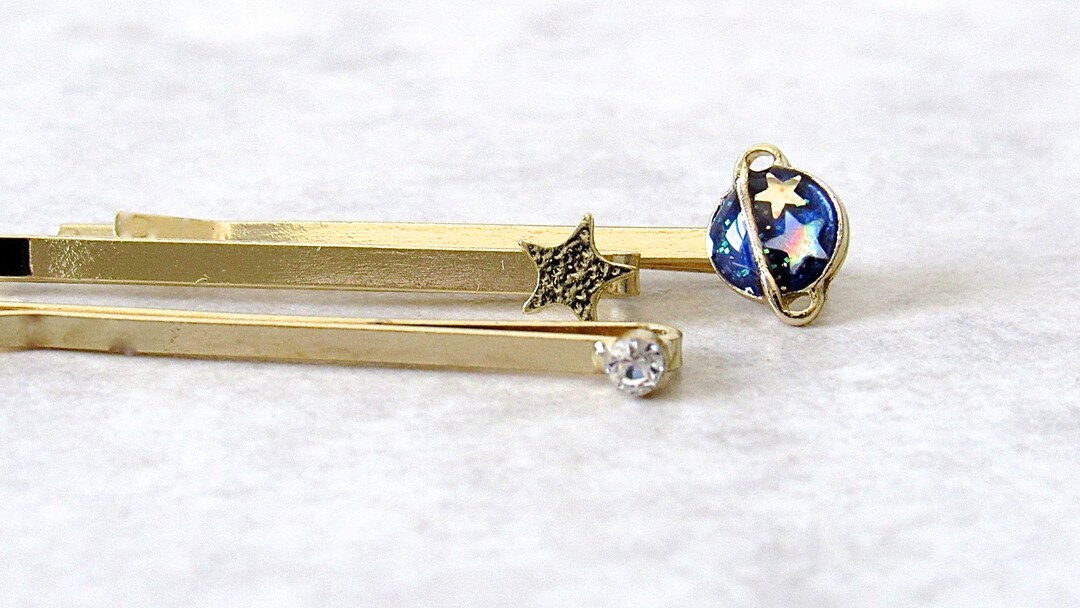 Saturn Rings, Space Hairclip, Saturn Hair Accessory, Hairpin, Hair ...