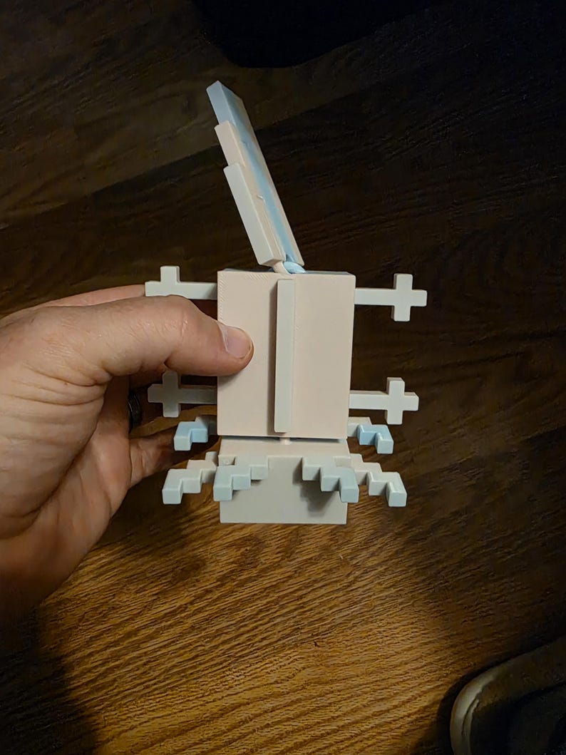 Axolotl 3d Printed Toy - Etsy