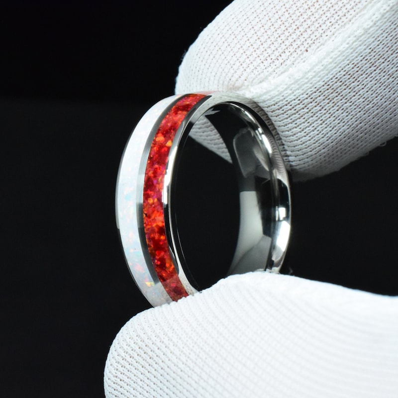 Tungsten Ruby Ring - Etsy