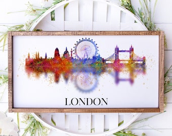 London Watercolor Clipart - Etsy