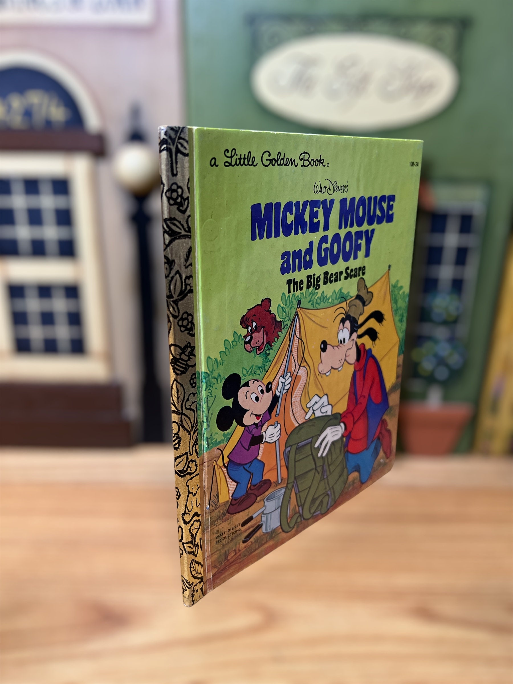 Vintage 1978 Walt Disney's Mickey Mouse and Goofy the Big Bear Scare ...