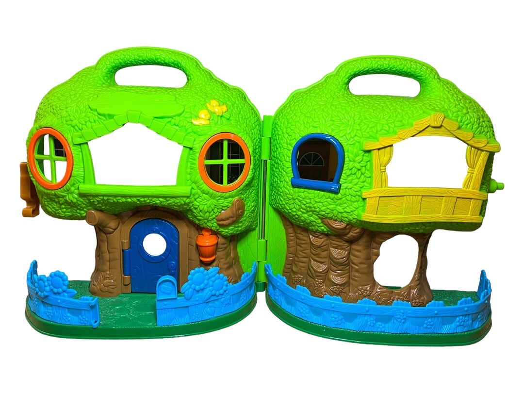 Vintage 2002 Fisher-price My Take Along Tree House Carry Along ...