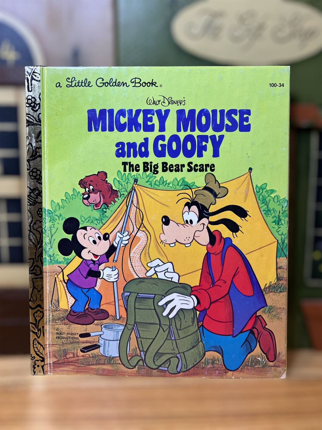 Vintage 1978 Walt Disney's Mickey Mouse and Goofy the Big Bear Scare ...