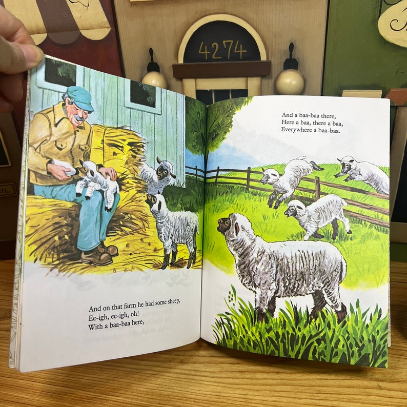 Vintage 1975 Old Macdonald Had a Farm A Little Golden Book Classic ...