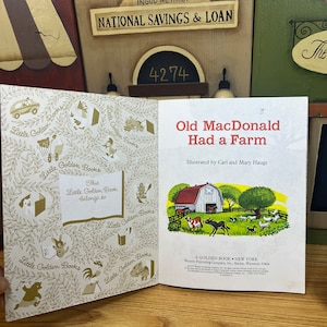 Vintage 1975 Old Macdonald Had a Farm A Little Golden Book Classic ...