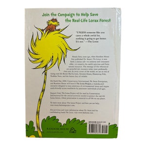 The Lorax by Dr. Seuss Hardcover Vintage Classic Large 1999 Random ...