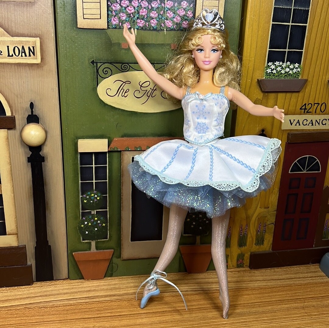 Vintage 1990's Barbie Doll as Snowflake in the Nutcracker Curly Blonde ...