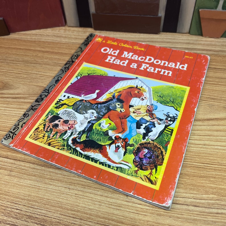 Vintage 1975 Old Macdonald Had a Farm A Little Golden Book Classic ...