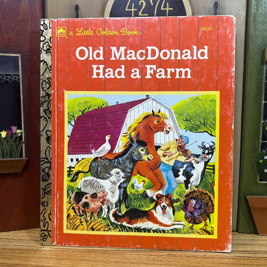 Vintage 1975 Old Macdonald Had a Farm A Little Golden Book Classic ...