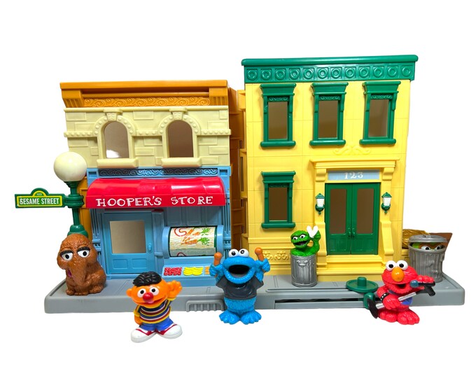 Sesame Street Mr. Hooper's Store Playset & 5 Sesame Street - Etsy
