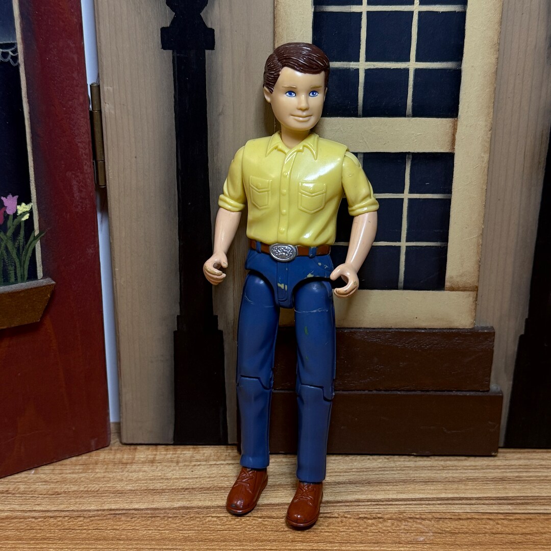 Fisher-price Vintage 1990's Loving Family Home Dad Father for Dollhouse ...