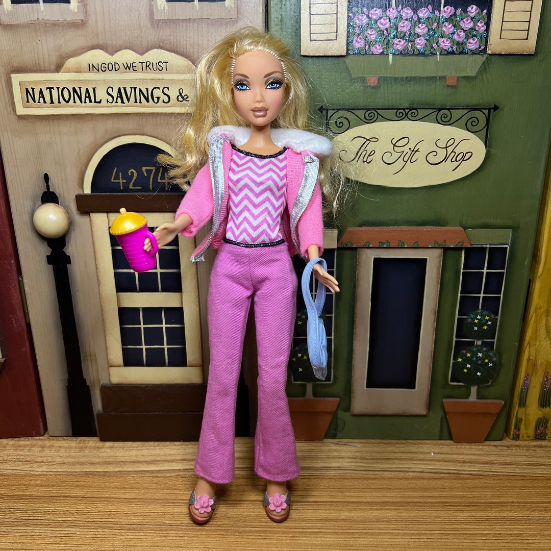 Vintage 1999 My Scene Kennedy Barbie Mattel Doll Blonde Long Hair Blue ...