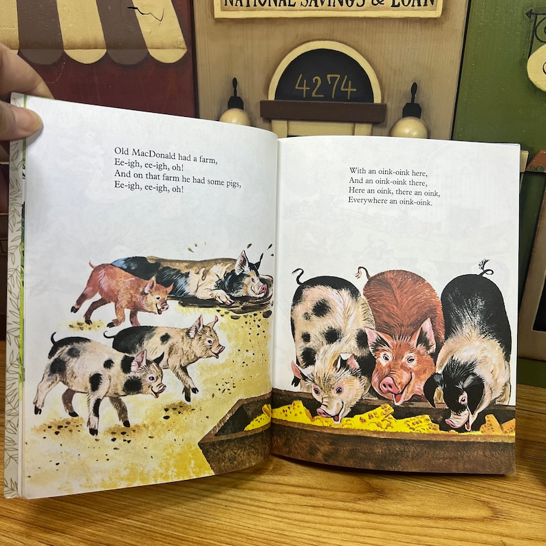 Vintage 1975 Old Macdonald Had a Farm A Little Golden Book Classic ...