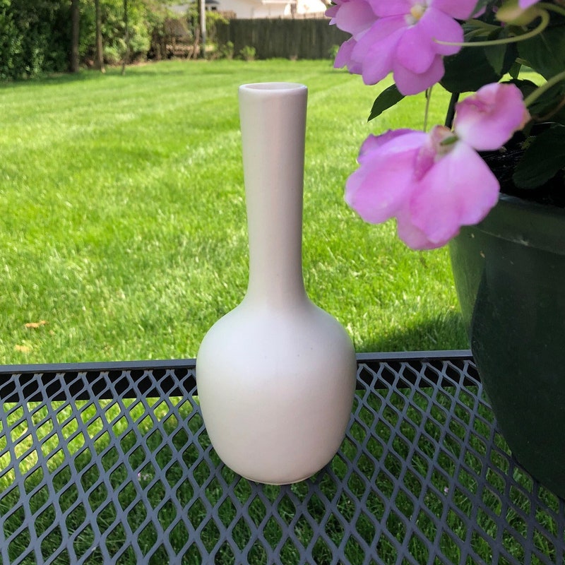 White Bud Vase - Etsy