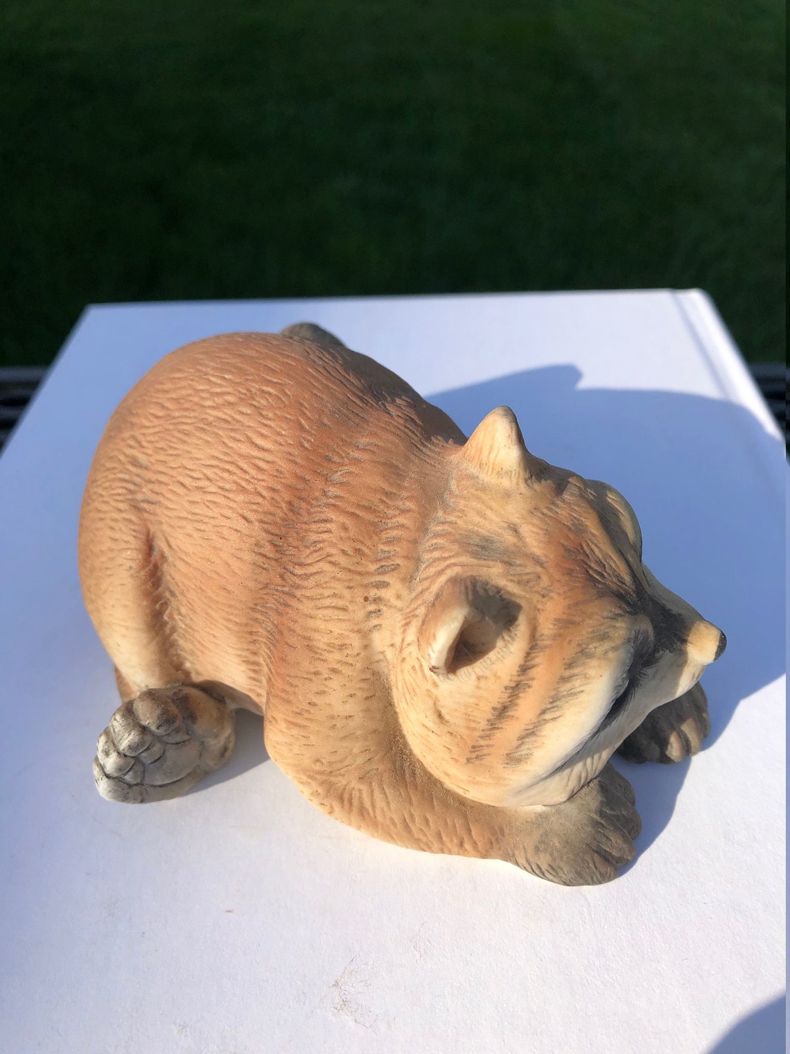 Vintage Raccoon Figurine Baby Raccoon Statue Vintage Ceramic | Etsy