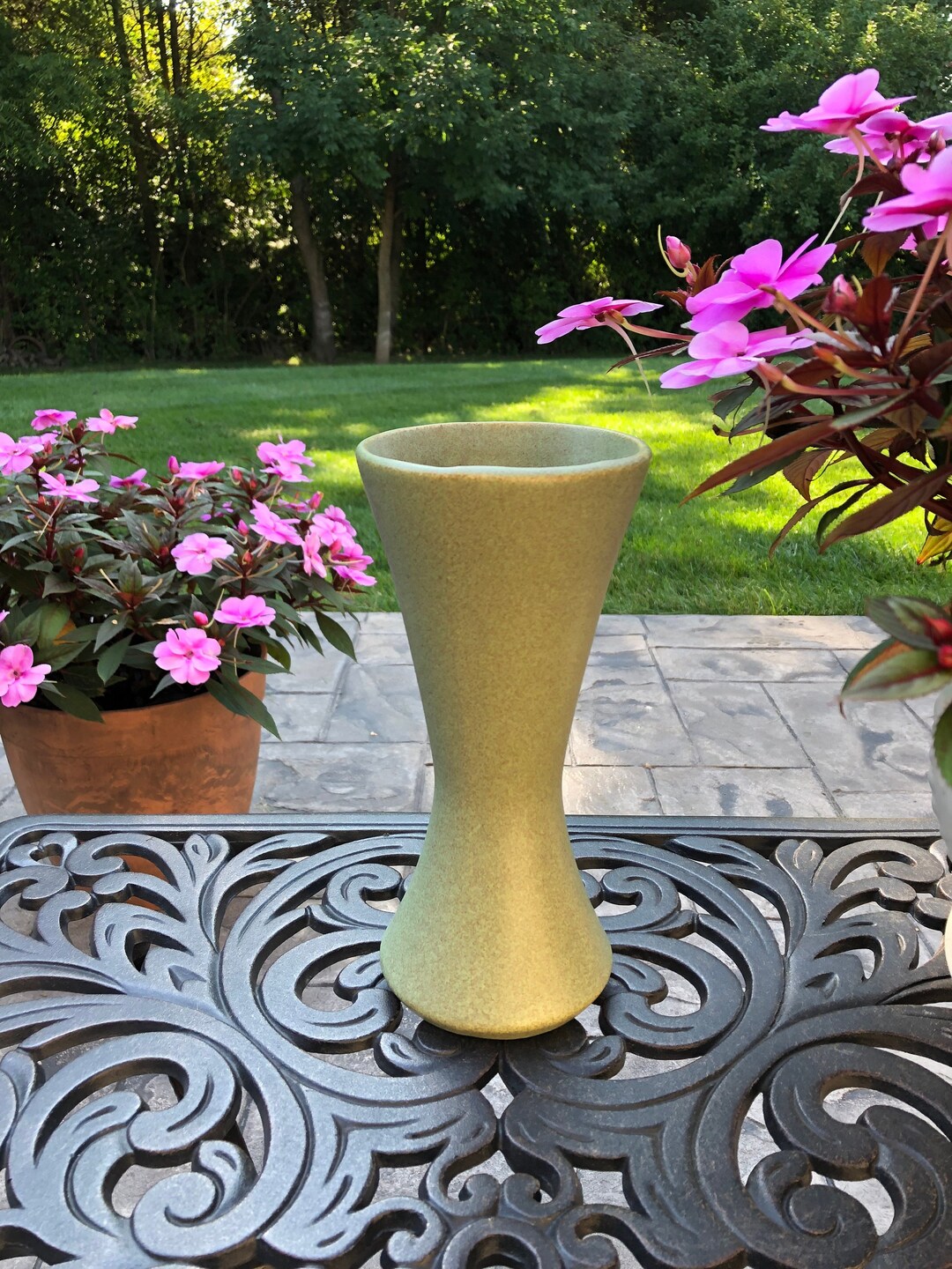 Mccoy Vase, Mccoy Mid Century Modern Vase, Floraline Vase, Rare Mccoy ...