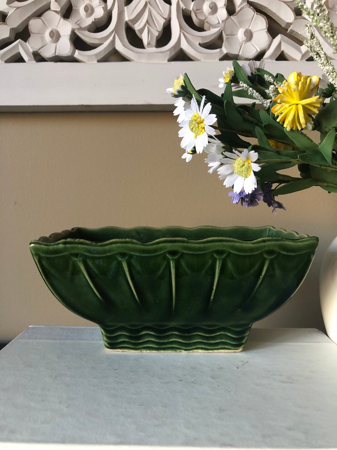 Mccoy Planter, Mid Century Modern Mccoy Planter, Vintage Mccoy Oblong ...