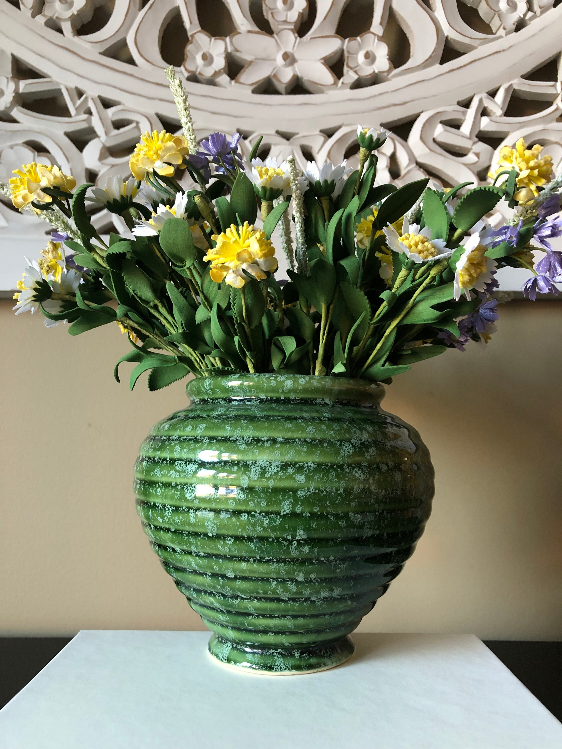 Hull Urn Vase, Beehive Style Vase, Hull Planter, Vintage Hull Pottery Vase, Hull Beehive Vase ...